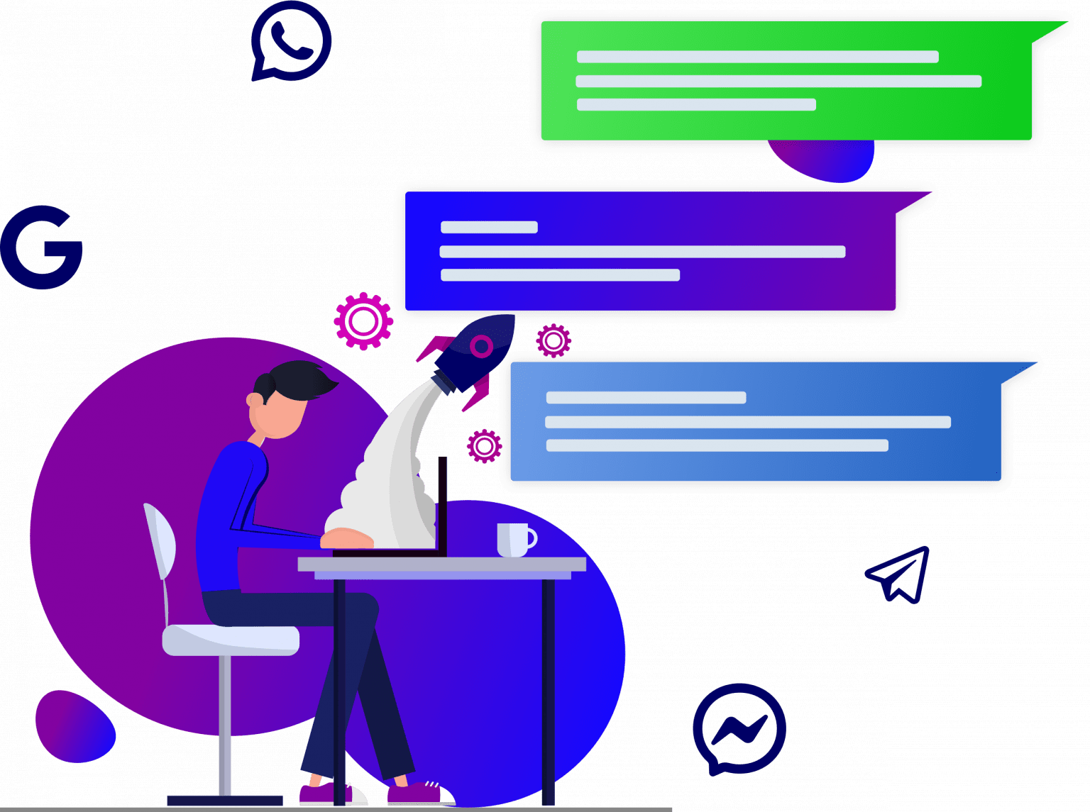 Chat feature on your website | Bconnect Live Chat
